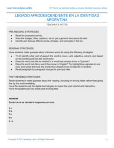 Legado afrodescendiente en Argentina: Identidad Pública y Privada (Afro ...