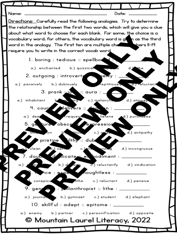 High School Short Story Unit "The Bass, the River, and Sheila Mant ...