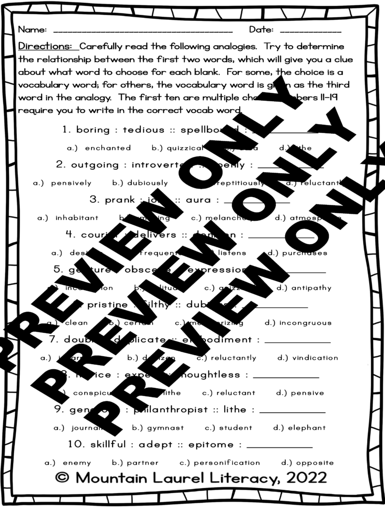 High School Short Story Unit "The Bass, the River, and Sheila Mant ...