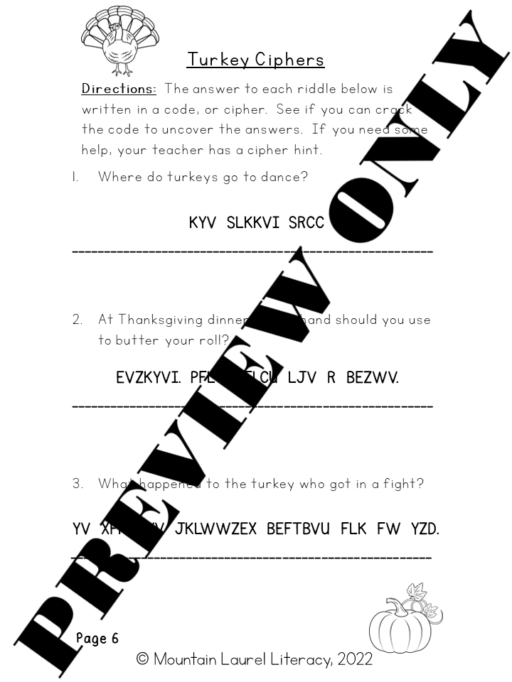 Thanksgiving Math and Literacy Grades 4 and 5 | Made By Teachers