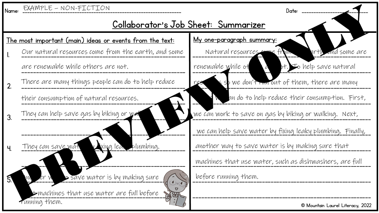 Comprehension Literature Circles Reciprocal Teaching Job Sheets | Made ...