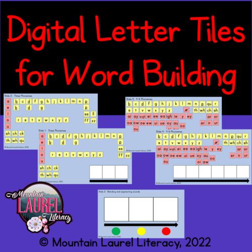 Word Building for Structured Literacy Digital Letter Tiles | Made By ...