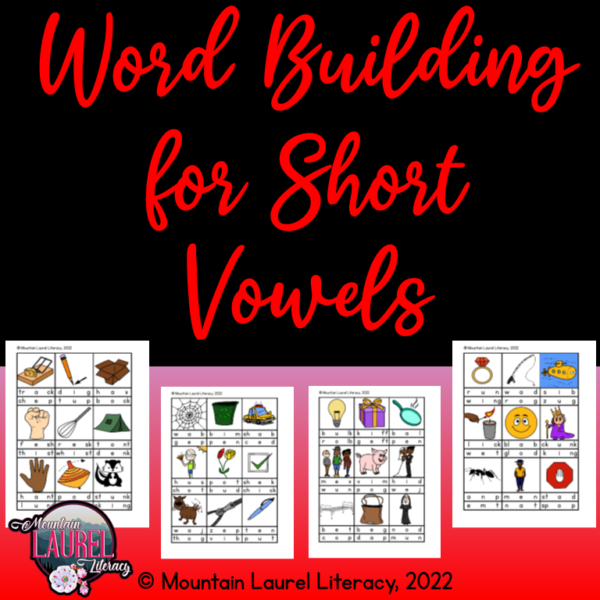 Phonics Worksheets Short Vowels Word Building First Grade | Made By ...