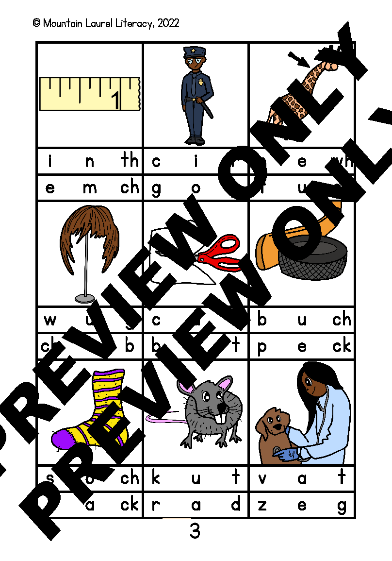 Phonics Worksheets Short Vowels Word Building First Grade | Made By ...