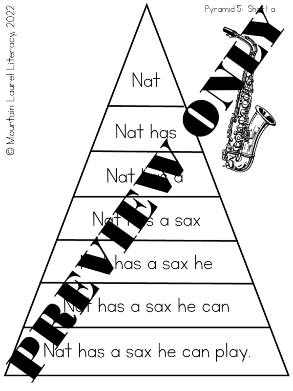 Decodable Text Short Vowels First Grade Pyramid Sentences EDITABLE ...