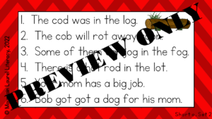 Decodable Text Short Vowels for First Grade Structured Literacy | Made ...