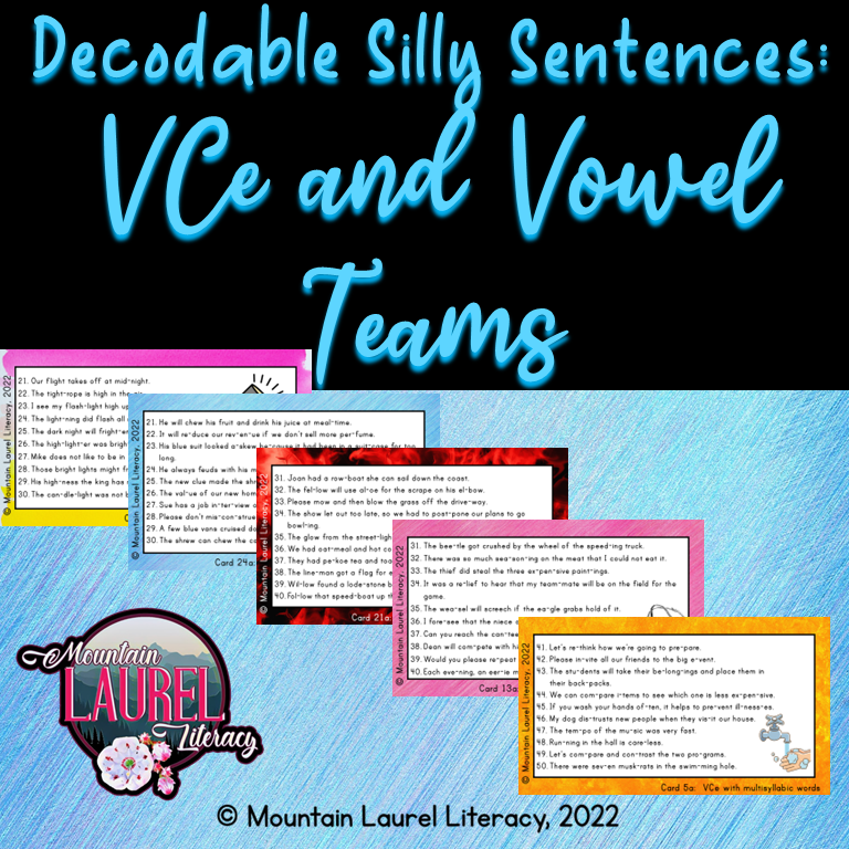 Decodable Text for Long Vowels for Structured Literacy First and Second ...
