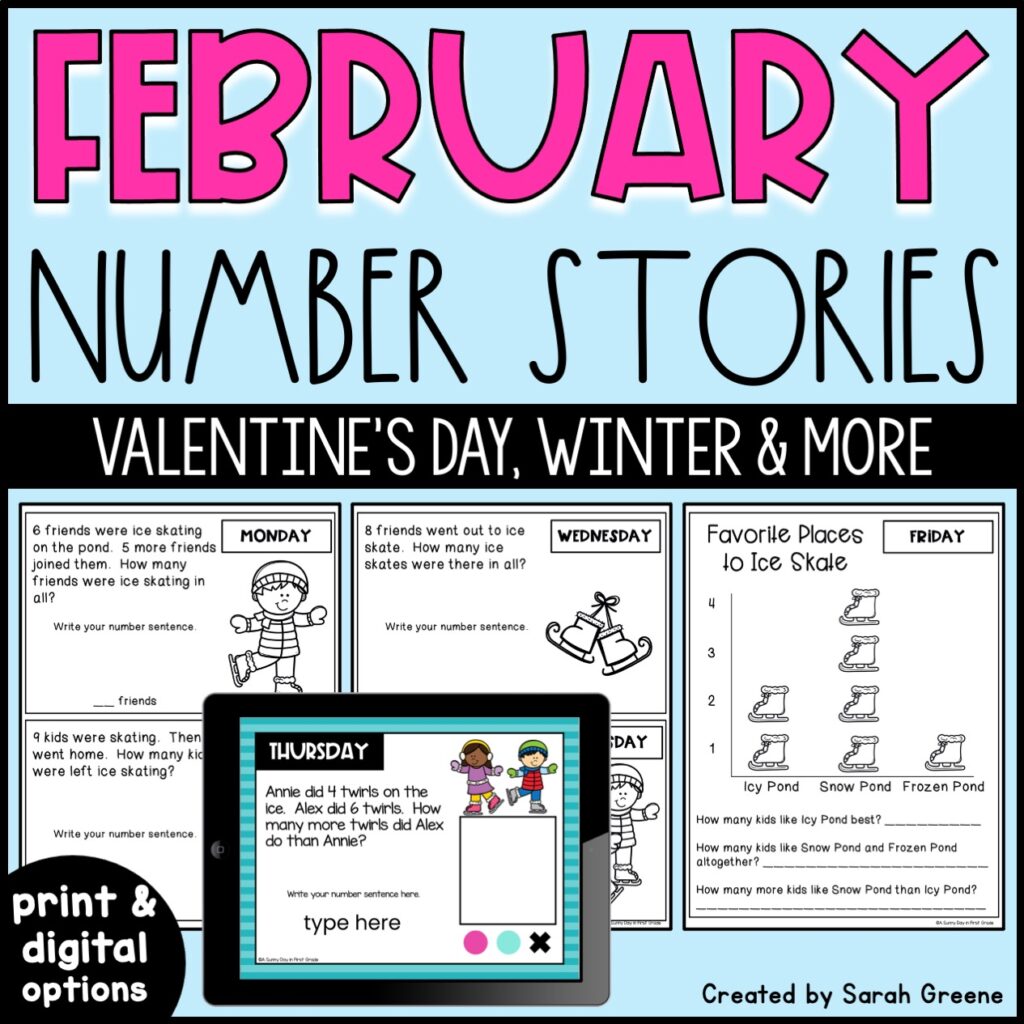 February Number Stories | Made By Teachers