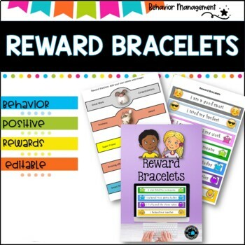 Reward Bracelets editable. Positive reinforcement | Made By Teachers