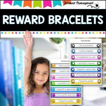 Reward Bracelets editable. Positive reinforcement | Made By Teachers