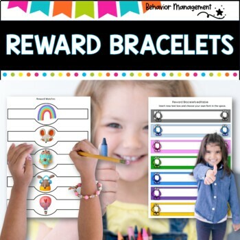 Reward Bracelets editable. Positive reinforcement | Made By Teachers
