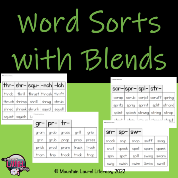 Word Sorts for Blends First Grade | Made By Teachers