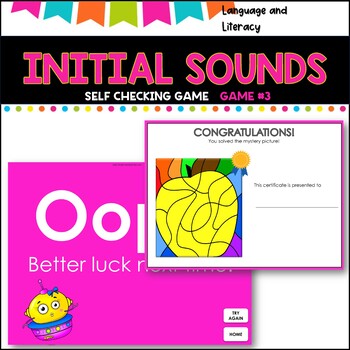 Sight Word game for Digital Learning- Google slides - INITIAL SOUNDS ...