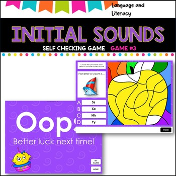 Sight Word game for Digital Learning- Google slides - INITIAL SOUNDS ...