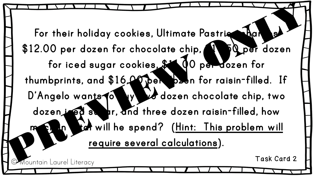 Word Problems Grade 4 and 5 Task Cards | Made By Teachers