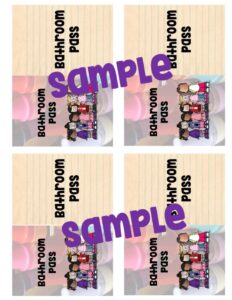 CLASSROOM DECOR:DIVERSE Kids Bathroom Passes | Made By Teachers