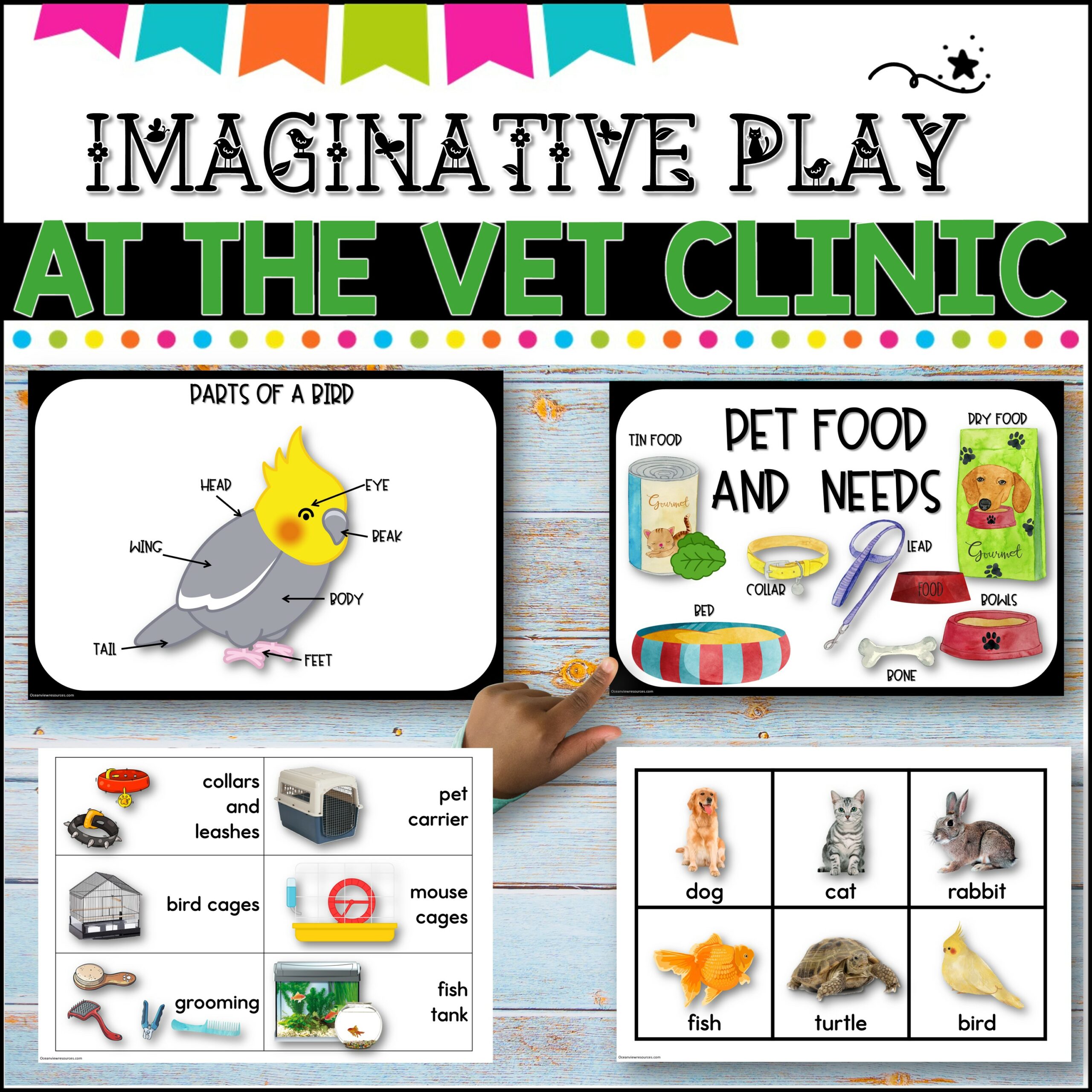 Vet Clinic- Dramatic Play | Made By Teachers