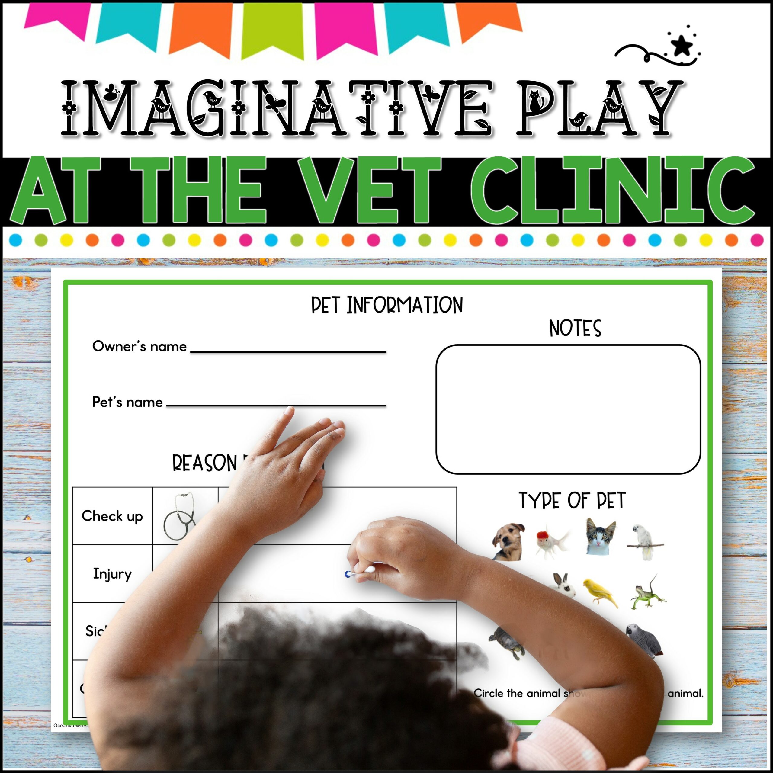 Vet Clinic- Dramatic Play | Made By Teachers