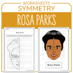 Black History Month Math activity Rosa Parks Symmetry | Made By Teachers