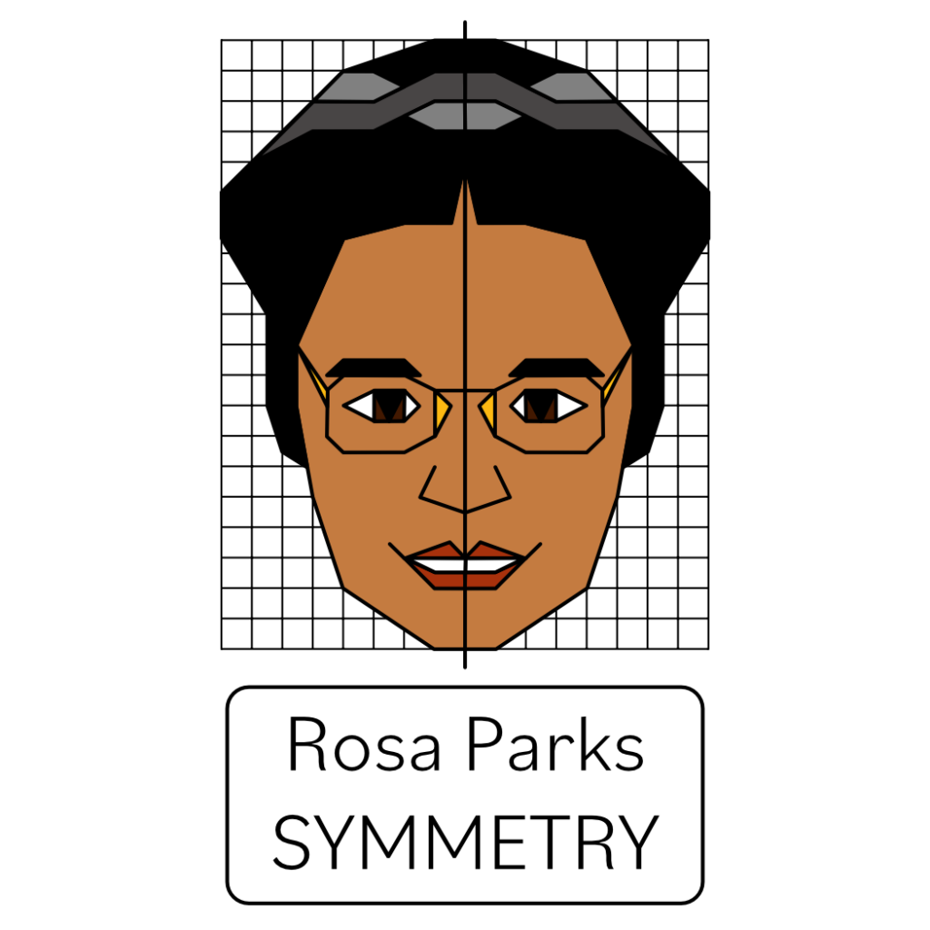 Black History Month Math activity Rosa Parks Symmetry | Made By Teachers