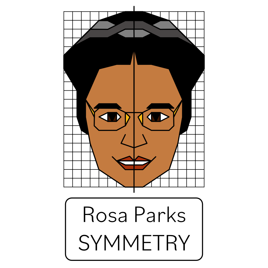 Black History Month Math activity Rosa Parks Symmetry | Made By Teachers