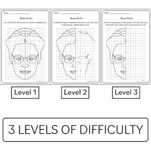 Black History Month Math activity Rosa Parks Symmetry | Made By Teachers