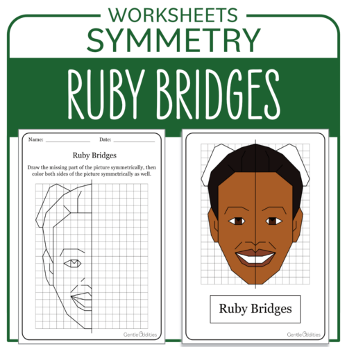 Black History Month Math activity Ruby Bridges Symmetry | Made By Teachers
