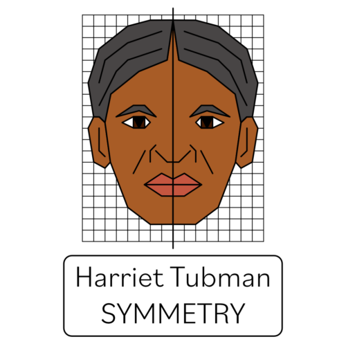 Black History Month Math activity Harriet Tubman Symmetry Math Centers ...