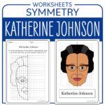 Black History Month Math activity Katherine Johnson Symmetry Math ...