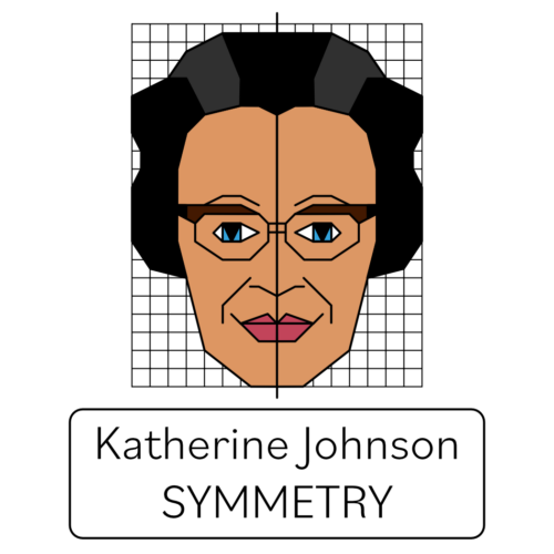 Black History Month Math activity Katherine Johnson Symmetry Math ...