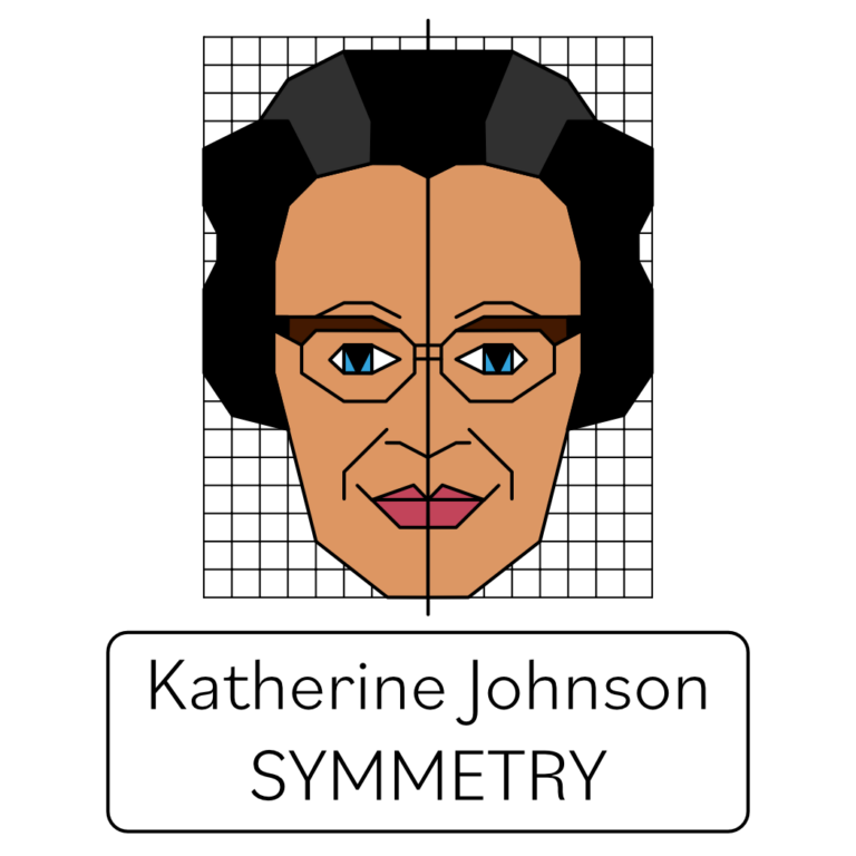 Black History Month Math activity Katherine Johnson Symmetry Math ...