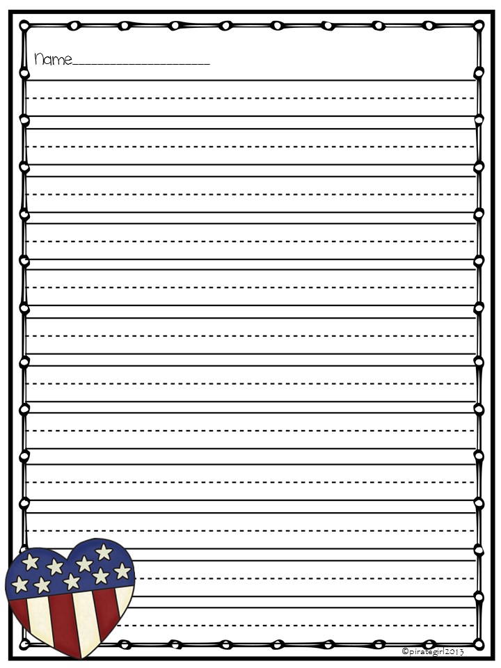 Patriotic Writing Papers | Made By Teachers