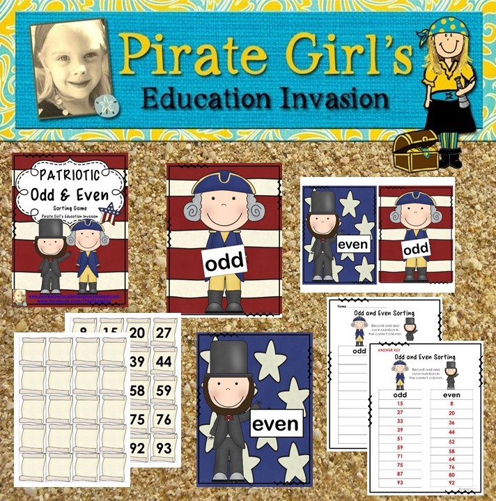 Patriotic Odd and Even Game | Made By Teachers