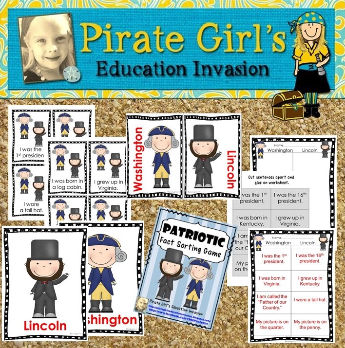 Patriotic Fact Sorting Game | Made By Teachers