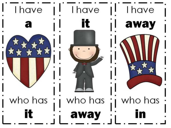 Patriotic Dolch Sight Word Game Set | Made By Teachers
