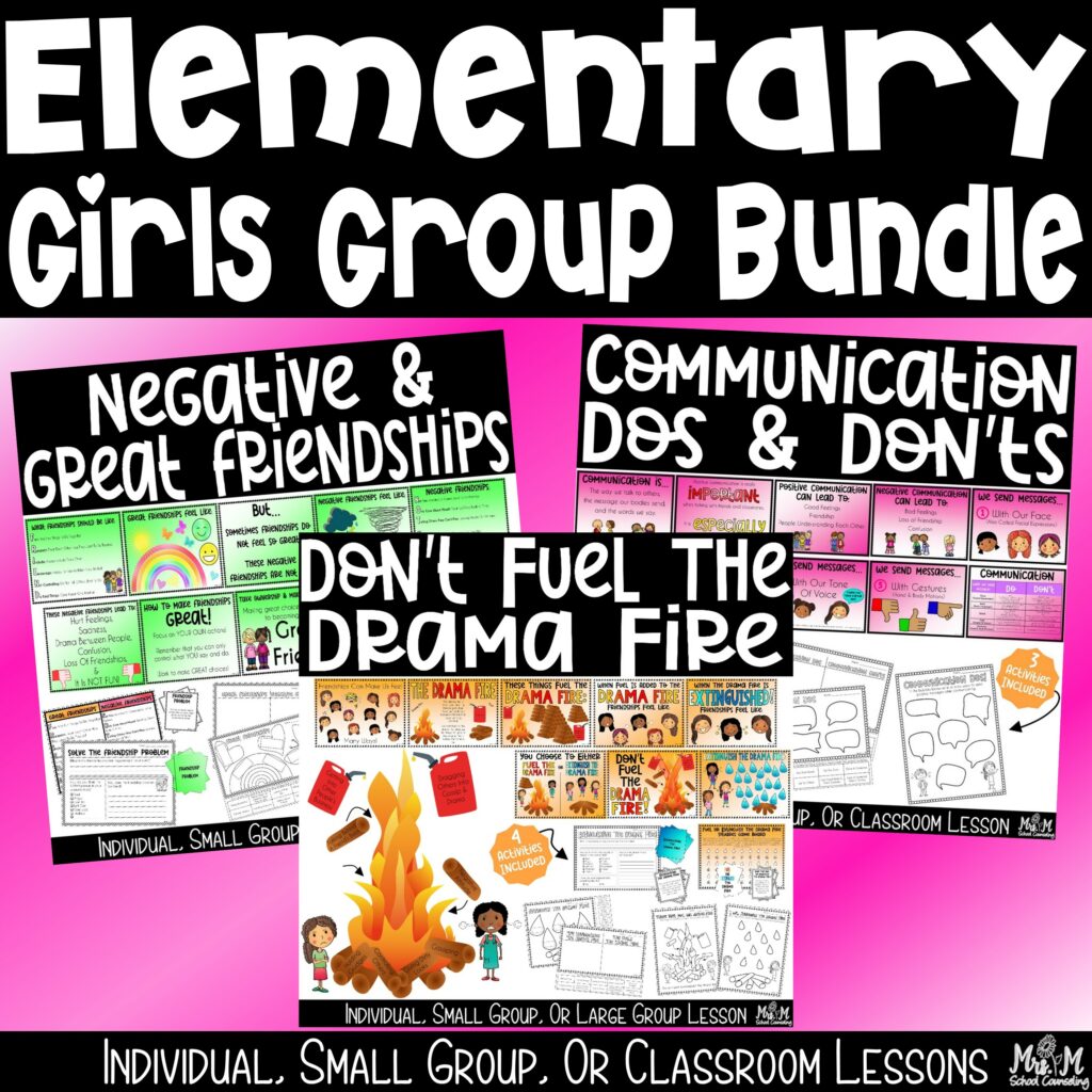 Elementary Girls Group Bundle / Curbing Girl Drama and Relational ...