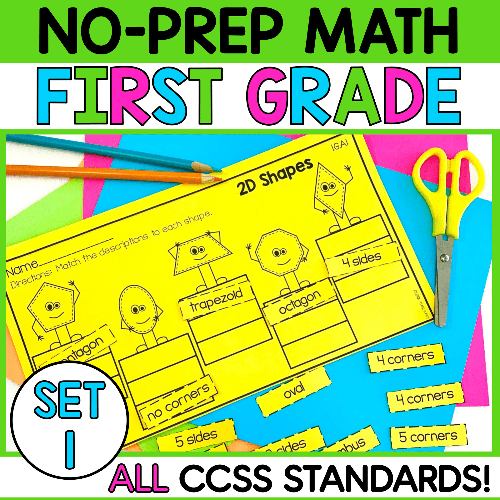 First Grade Math Worksheets - Math Centers - Morning Work | Made By ...