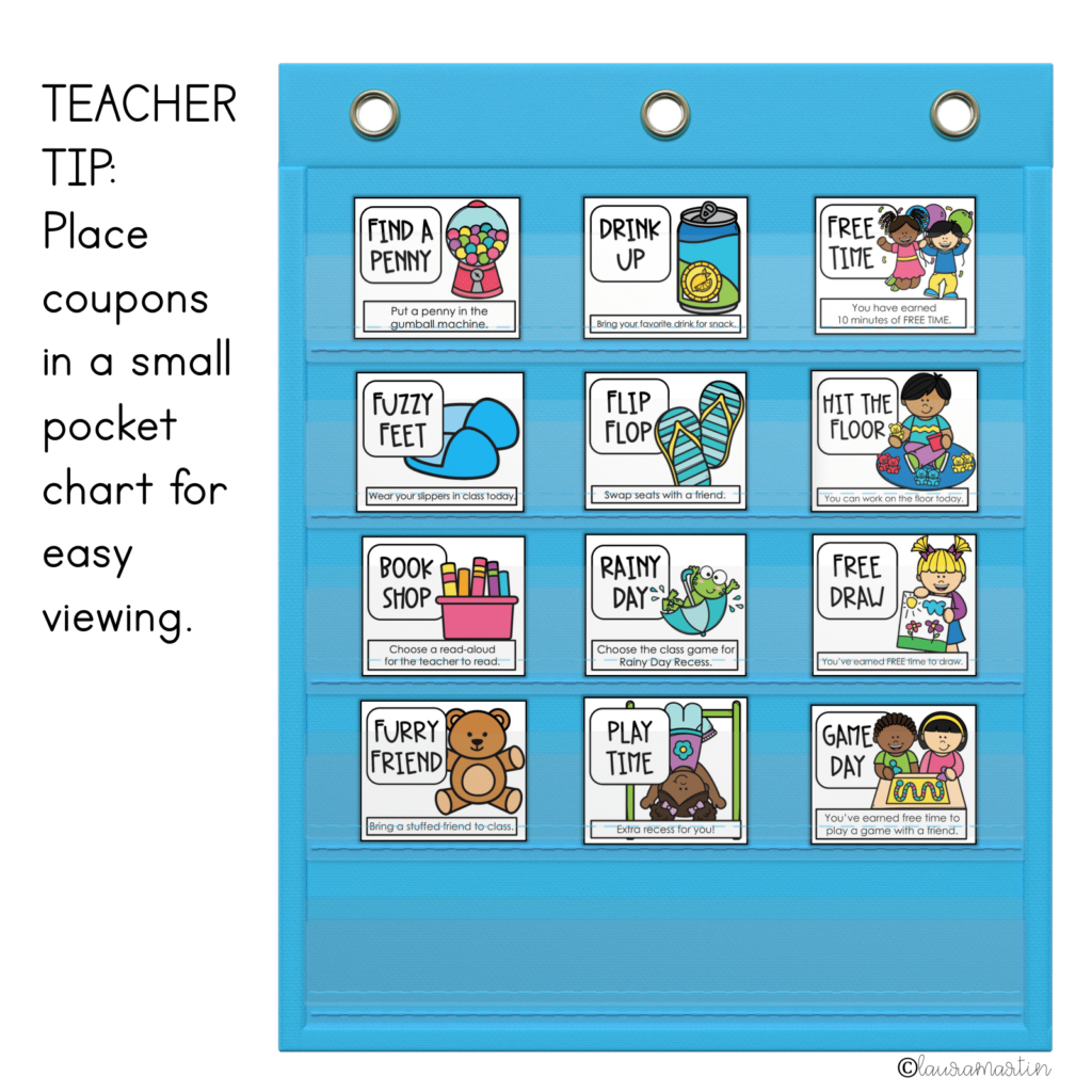 Classroom Reward Coupons - Positive Behavior Management - Classroom ...