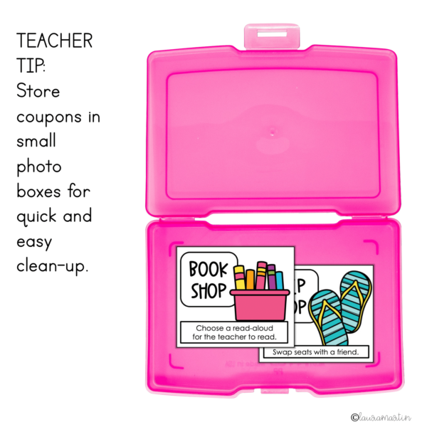 Classroom Reward Coupons - Positive Behavior Management - Classroom ...