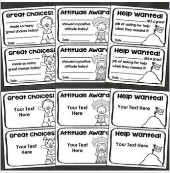 Positive Notes Home Parent Teacher Communication Editable FREEBIE ...