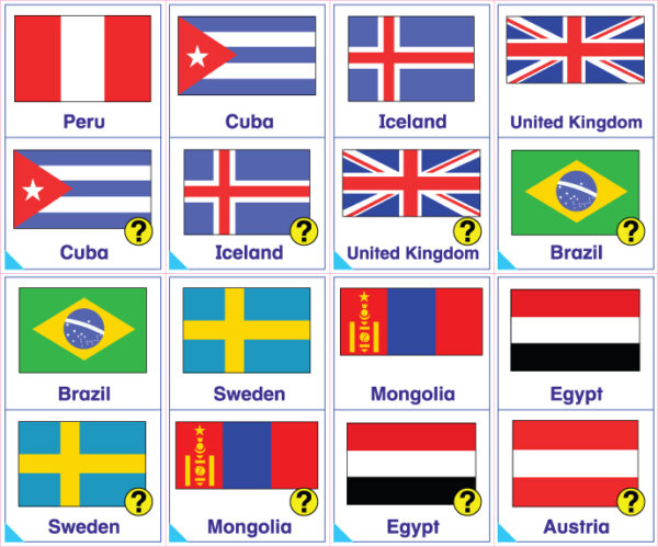 Flags of the World I Have Who Has Activity ESL ELL Newcomer Game | Made ...