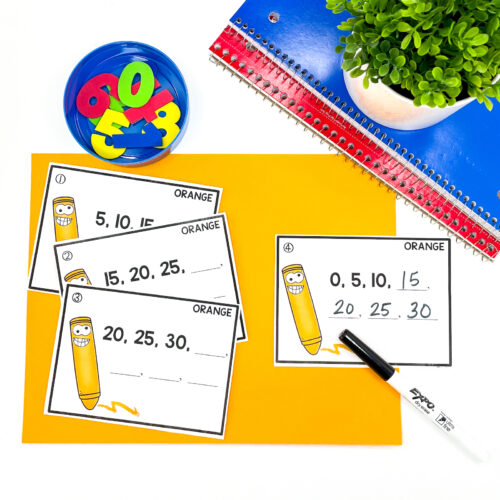 Skip Counting by 2, 5 and 10 - Skip Counting Task Cards - Count the ...