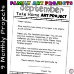 Monthly Take Home Art Projects for Preschool or Kindergarten | Made By ...