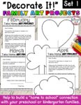 Monthly Take Home Art Projects for Preschool or Kindergarten | Made By ...
