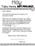 Monthly Take Home Art Projects for Preschool or Kindergarten | Made By ...