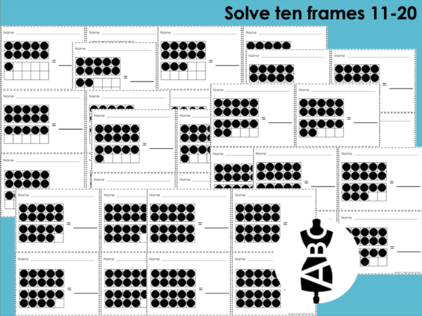 Counting and Decomposing Numbers 0-20 with Ten Frames | Made By Teachers