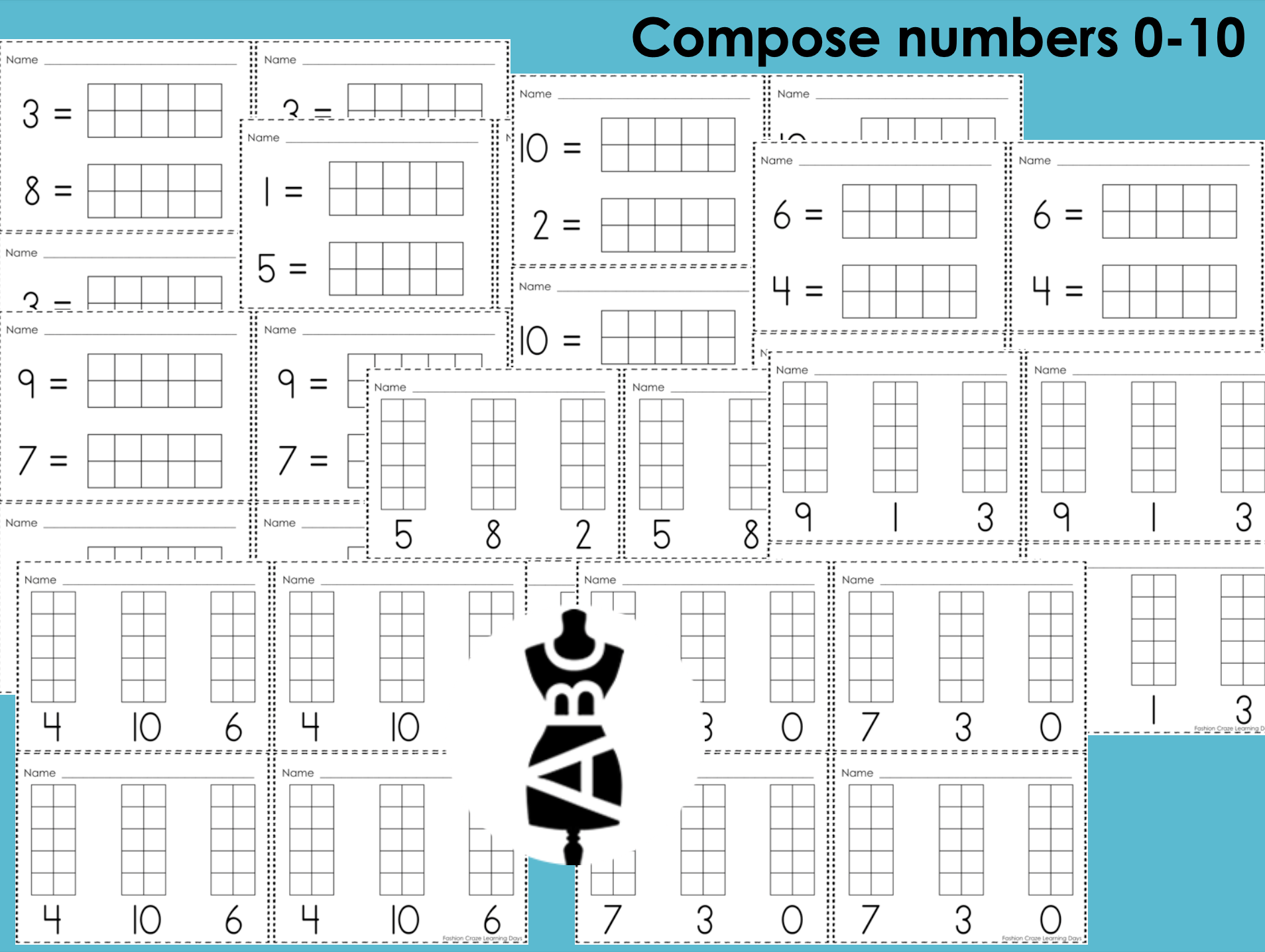 Counting and Decomposing Numbers 0-20 with Ten Frames | Made By Teachers