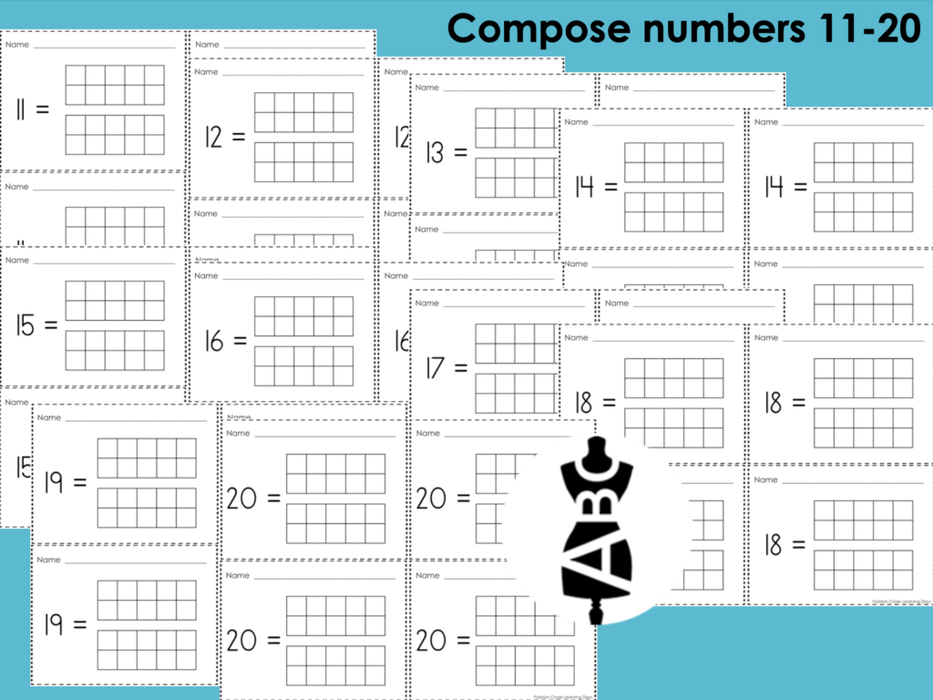 Counting and Decomposing Numbers 0-20 with Ten Frames | Made By Teachers