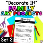 Monthly Take Home Art Projects for Preschool or Kindergarten | Made By ...