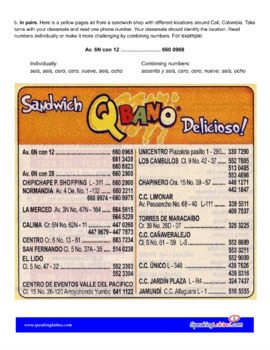 Numbers 0-100 in Spanish Mini Lesson Plan for Spanish 1 (Lección ...